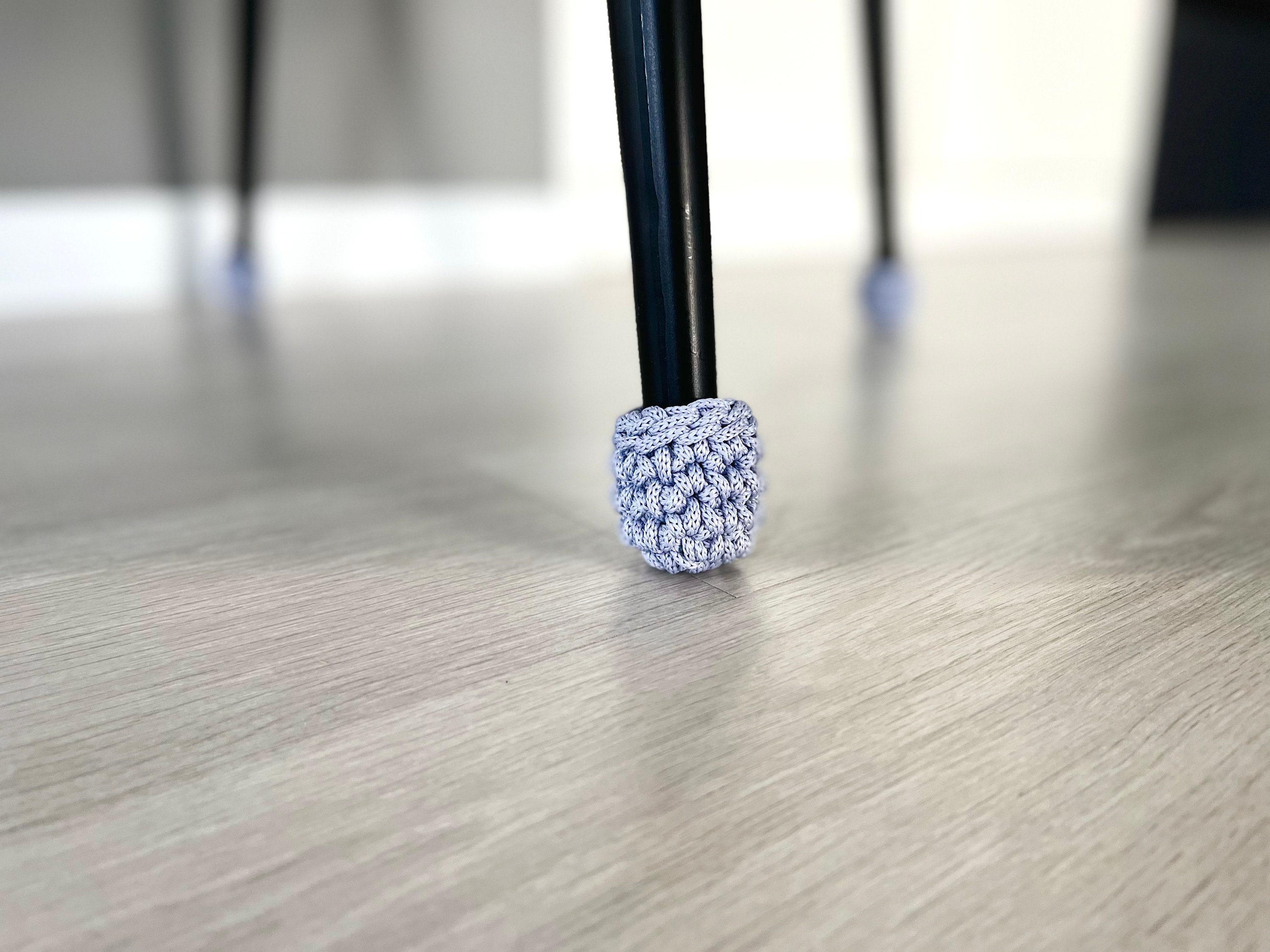 Crochet Chair Legs Socks, Knitted Socks for Chairs, Chair Leg Covers ...