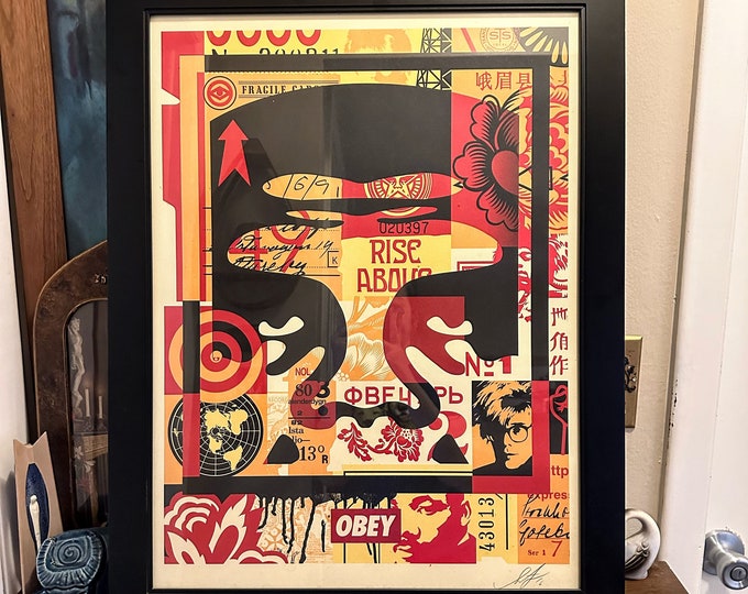 OBEY Andre the Giant Fine Art Print Signed by Artist Shepard Fairey ...