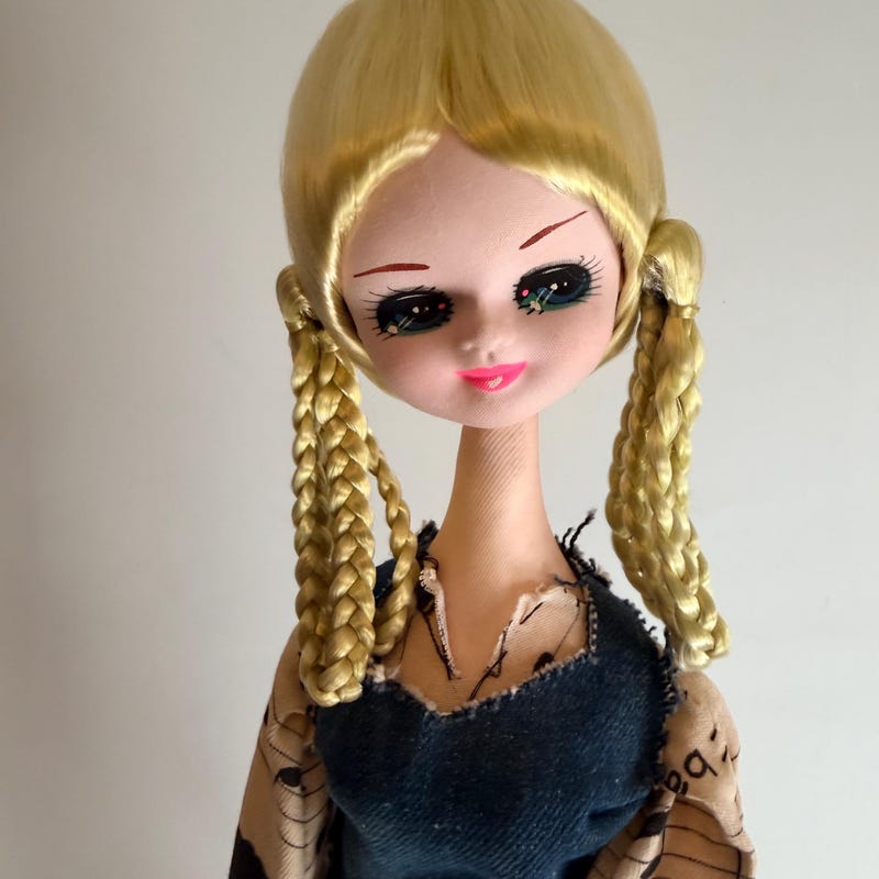 Vintage Hippie Figurine - Etsy