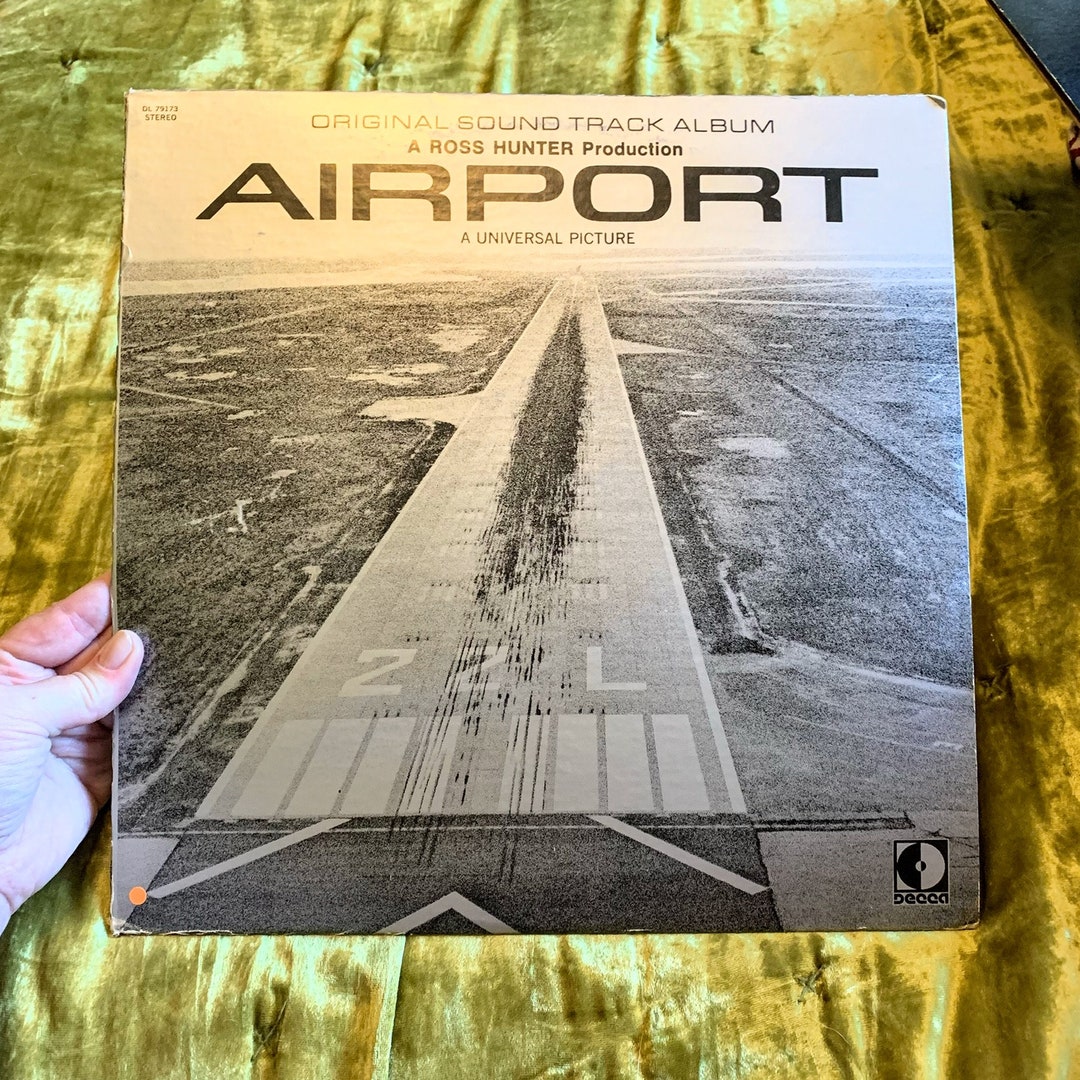 Vintage Vinyl Record 1970 Movie Soundtrack Airport Lancaster Martin ...