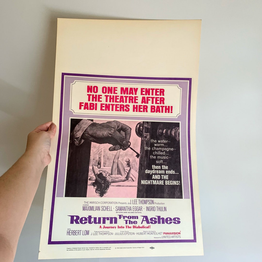 Vintage 1965 Return From the Ashes Movie Window Card Poster - Etsy