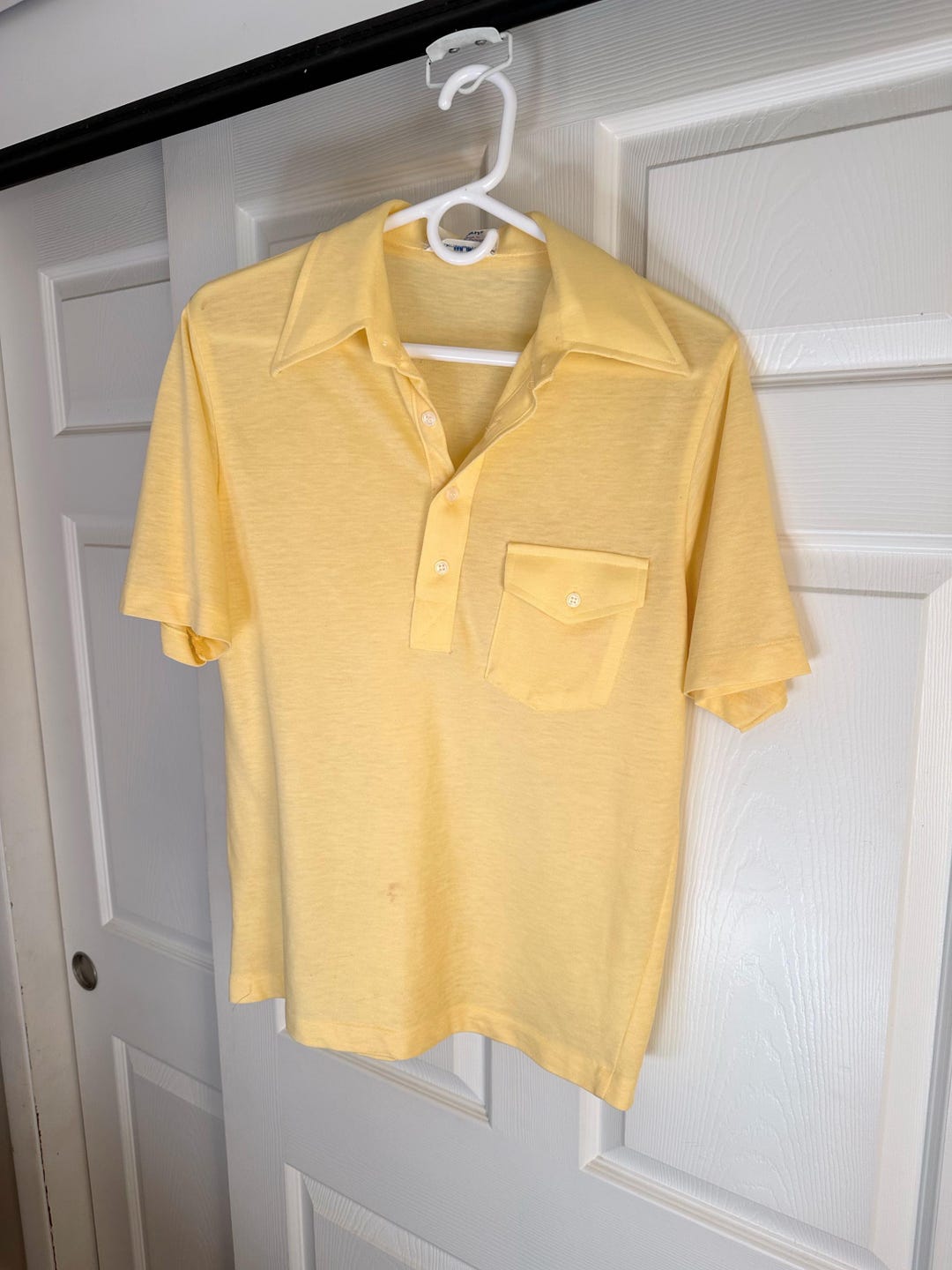 Vintage 1970s Yellow Polo Shirt by Puritan the Sporting Life Size ...