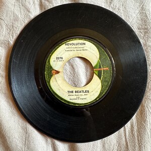 Vintage Apple 45 Vinyl Record Double Sided the Beatles Revolution/hey ...
