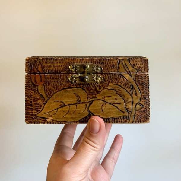 Pyrography Box - Etsy