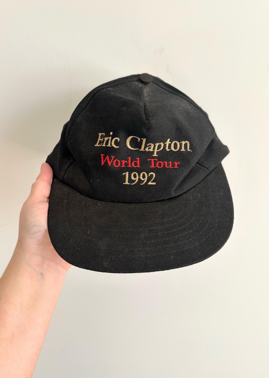 Vintage 1992 Eric Clapton World Tour Snap Back Cap Hat, Never Been Worn ...
