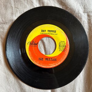 Capitol Records Beatles 45 Record Day Tripper and We Can Work It Out ...