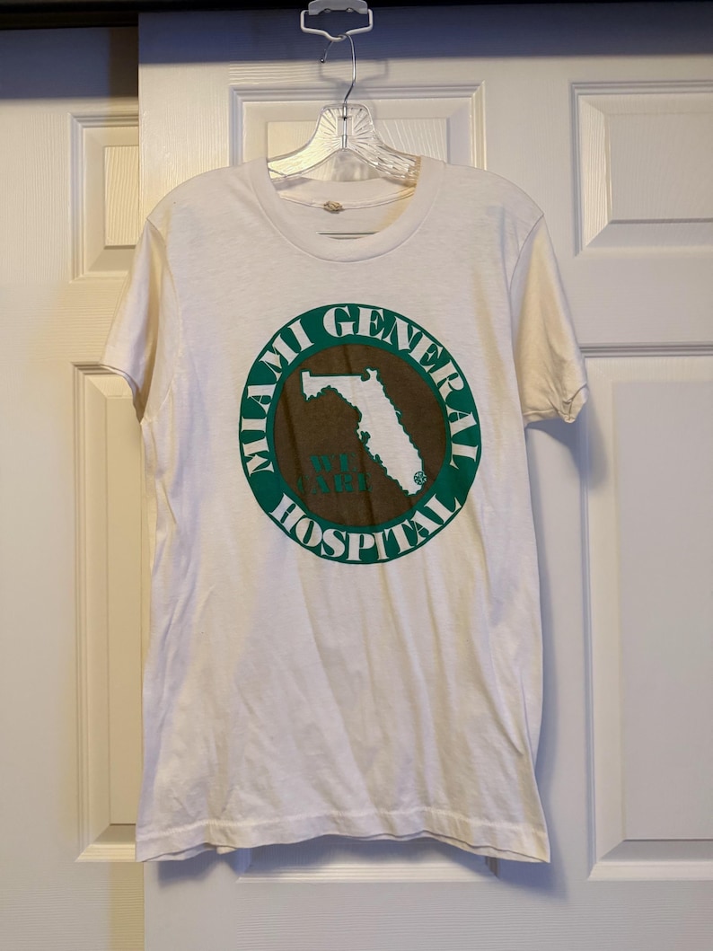 Vintage Early 80s Miami General Hospital Single Stitch Tee Shirt We ...