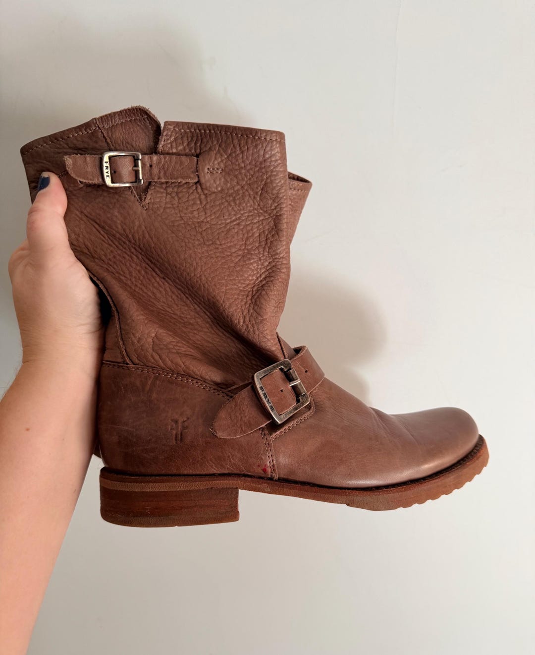 Vintage Frye Veronica Leather Boots, Brown, Size 7 - Etsy