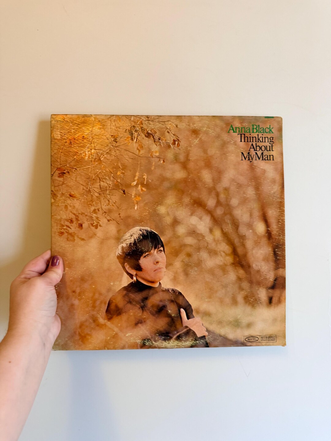 Vintage Anna Black LP Thinking About My Man Original Vinyl Record Album ...