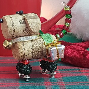 Wine Cork Terrier Christmas Ornament, Dog Lover, Table Decor, Vet Gift ...