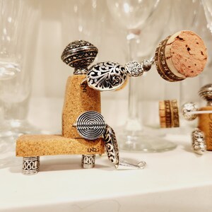 Wine Cork Weightlifter, Thank You Gift for Personal Trainer, Fitness ...