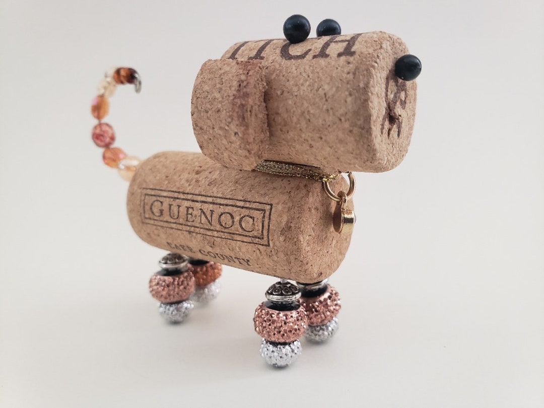 Wine Cork Golden Terrier Dog Perfect for Unique Gift, Weddings, Home ...
