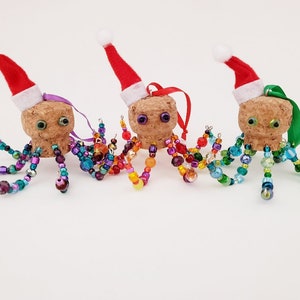 Octopus Christmas Ornament, Nautical Coastal Beach Theme Tree ...