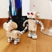 Retro Robot Sculpture, Wine Cork Beaded Figurine, Unique Gift Idea for ...