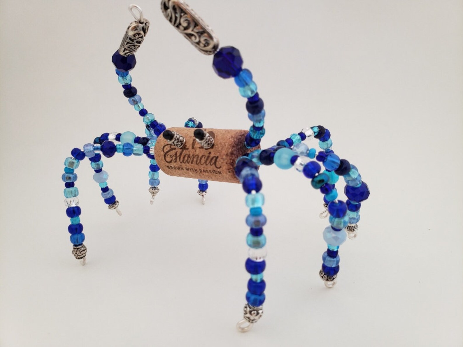 Blue Crab Nautical Decor for Shelf, Coastal Beach Home Desk Accessories ...