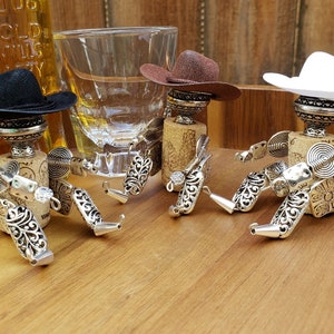 Wine Cork Cowboy Gifts for Men, Western Office Desk Decor, Accessories ...