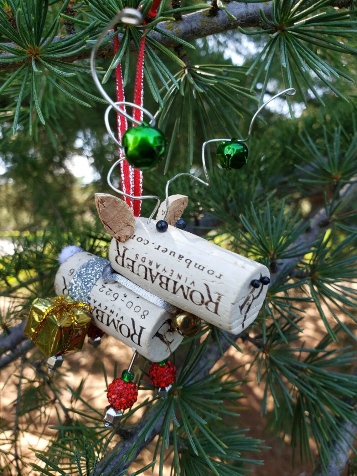Reindeer Christmas Ornament Christmas Gift Unique Christmas - Etsy