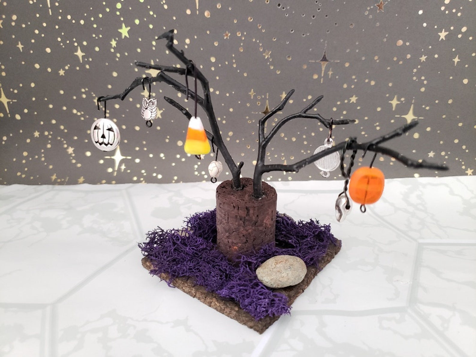 Spooky Halloween Tree Decorations Mini Halloween Decor | Etsy