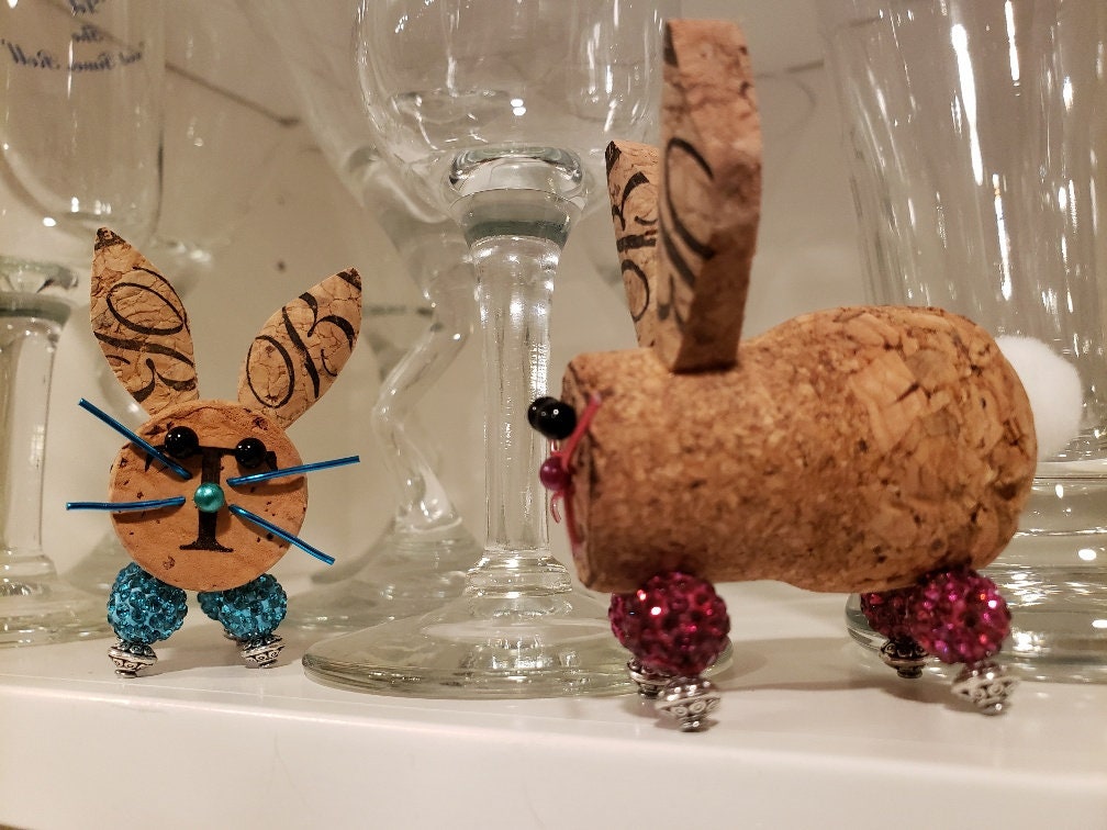 Bunny Figurine Rabbit Lover Gift Easter Tiered Tray Easter | Etsy