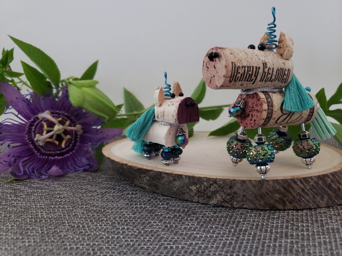 Wine Cork Aqua Unicorn Baby, Enchanted Home Decor, Unicorn Lovers, New ...