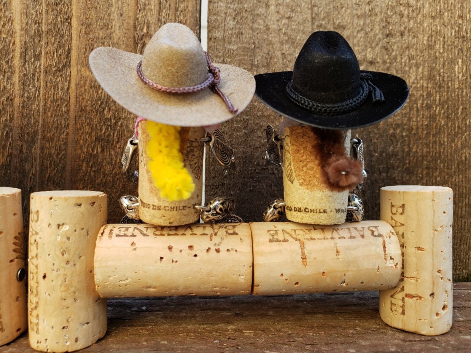 Wine Cork Fence, Western Desk Decor, Cowgirl Wedding Decorations ...