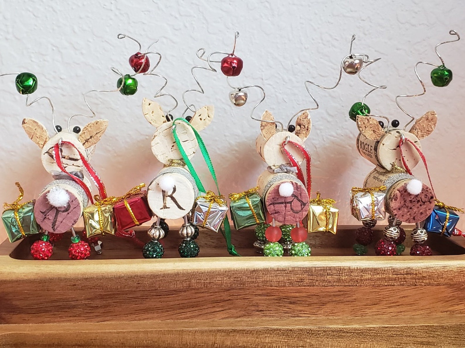 Reindeer Christmas Ornament Christmas Gift Unique Christmas - Etsy