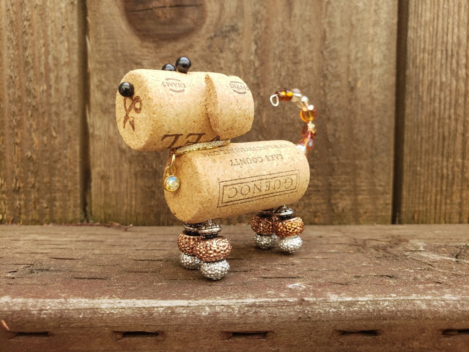 Wine Cork Golden Terrier Dog Perfect for Unique Gift - Etsy