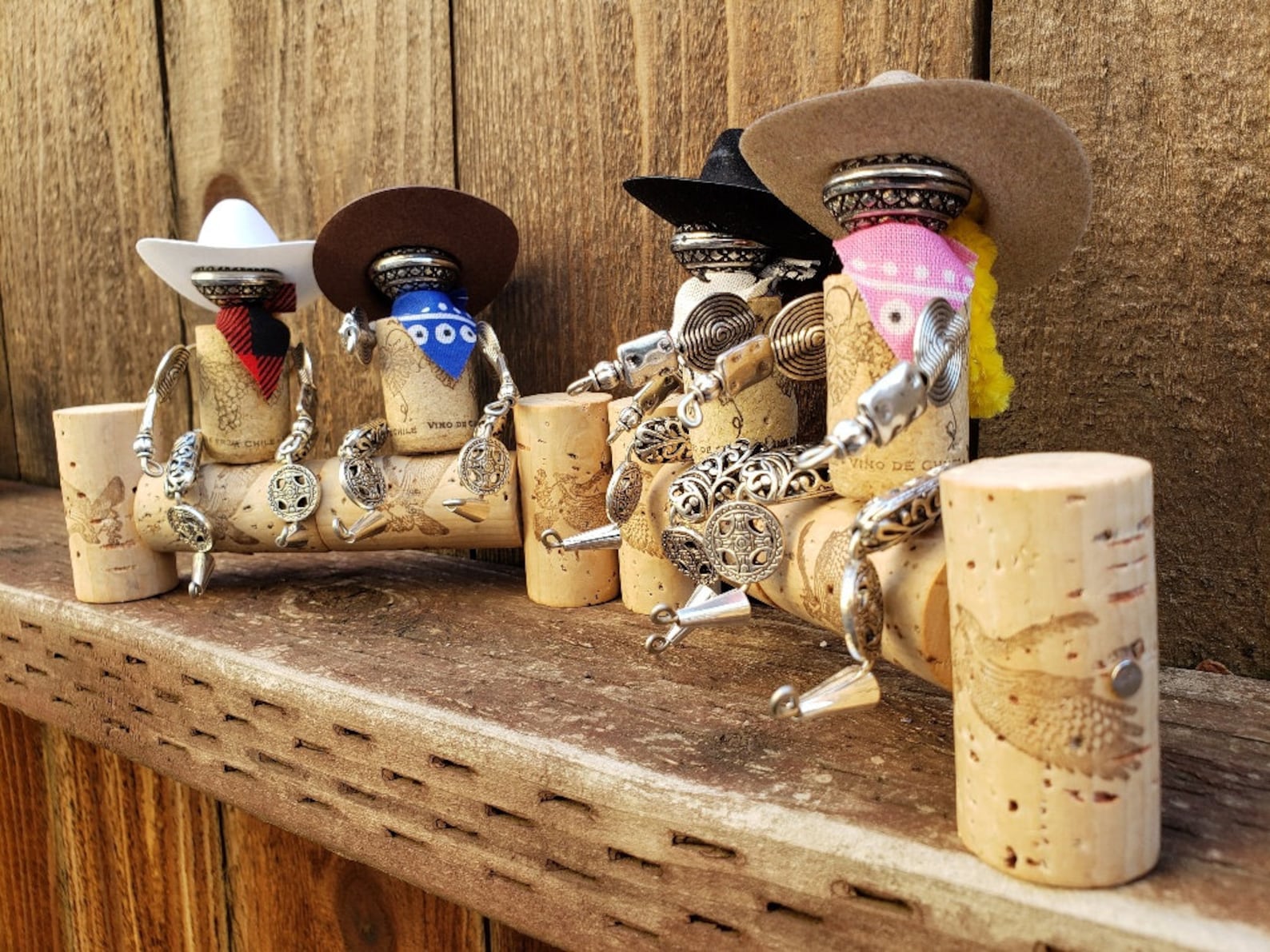 Wine Cork Fence, Western Desk Decor, Cowgirl Wedding Decorations ...