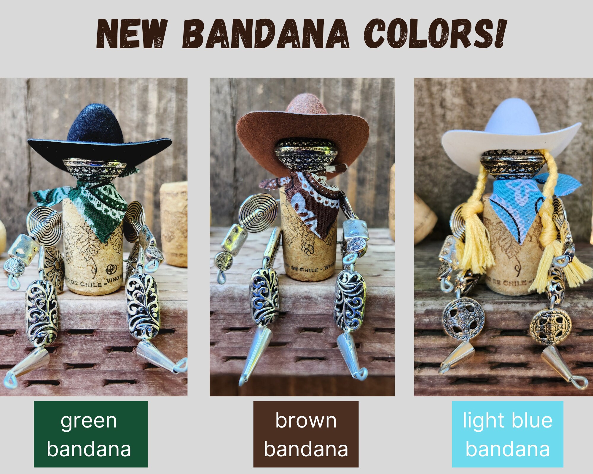Cowgirl Gift Idea, Wine Cork Decor for Cellar Wine Room Bar, Western ...
