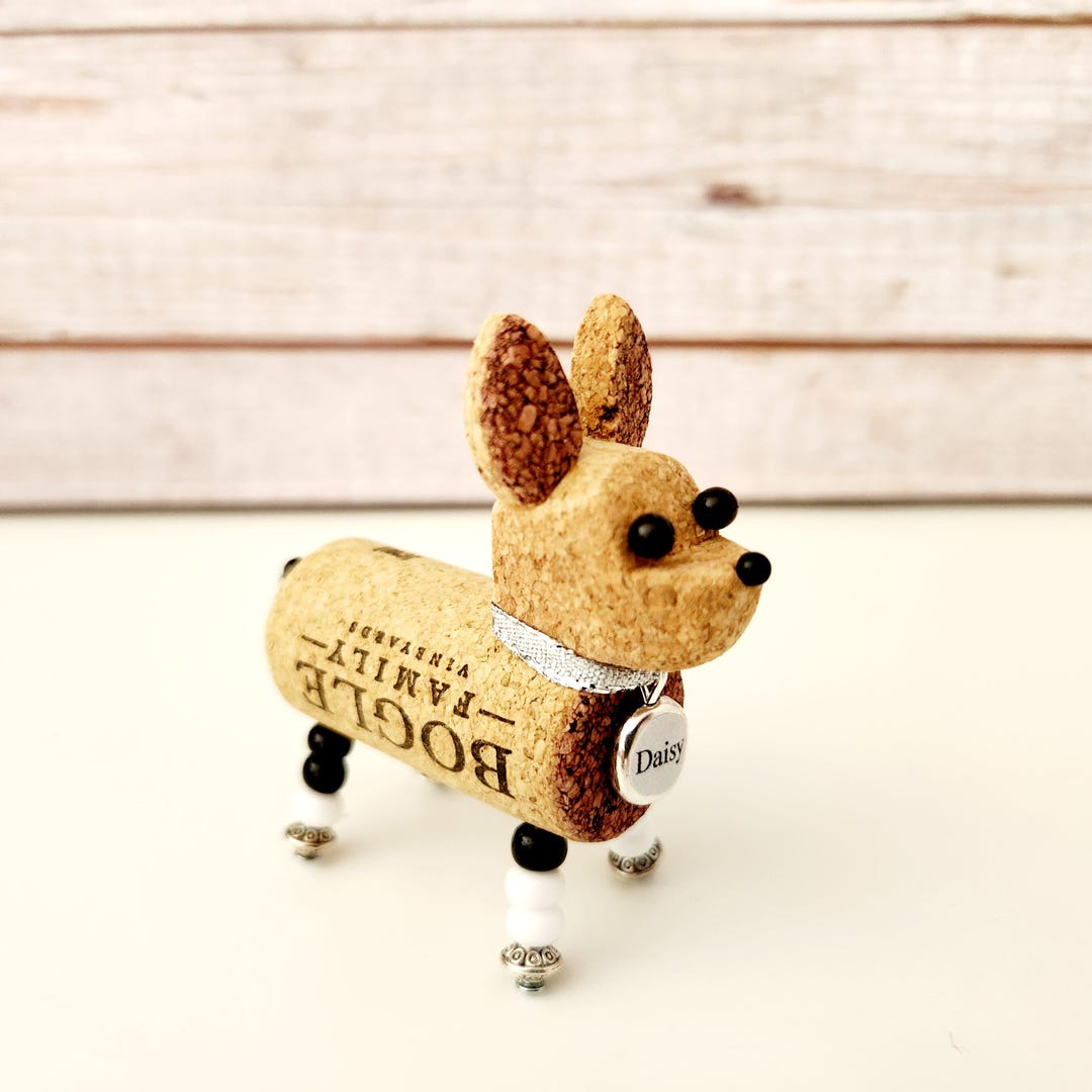 Wine Cork Boston Terrier Figurine, Custom Gift for Dog Mom, Thank You ...