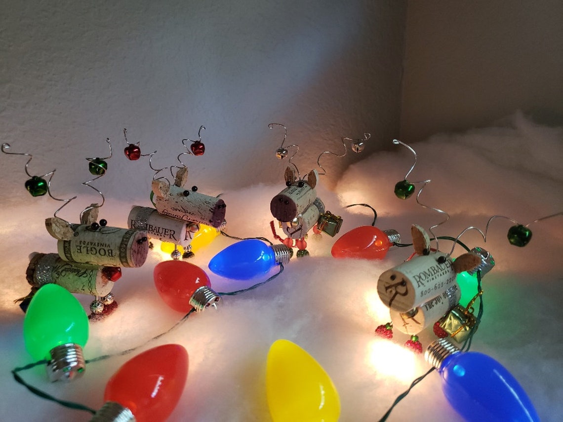 Reindeer Christmas Ornament Christmas Gift Unique Christmas - Etsy