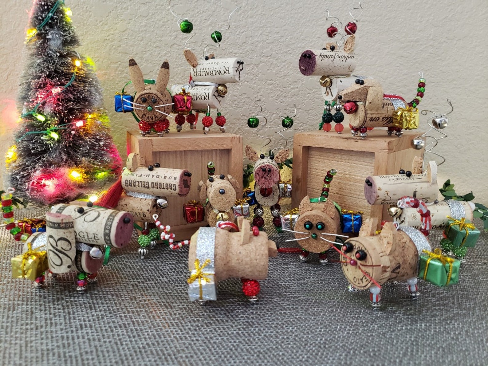 Reindeer Christmas Ornament Christmas Gift Unique Christmas - Etsy