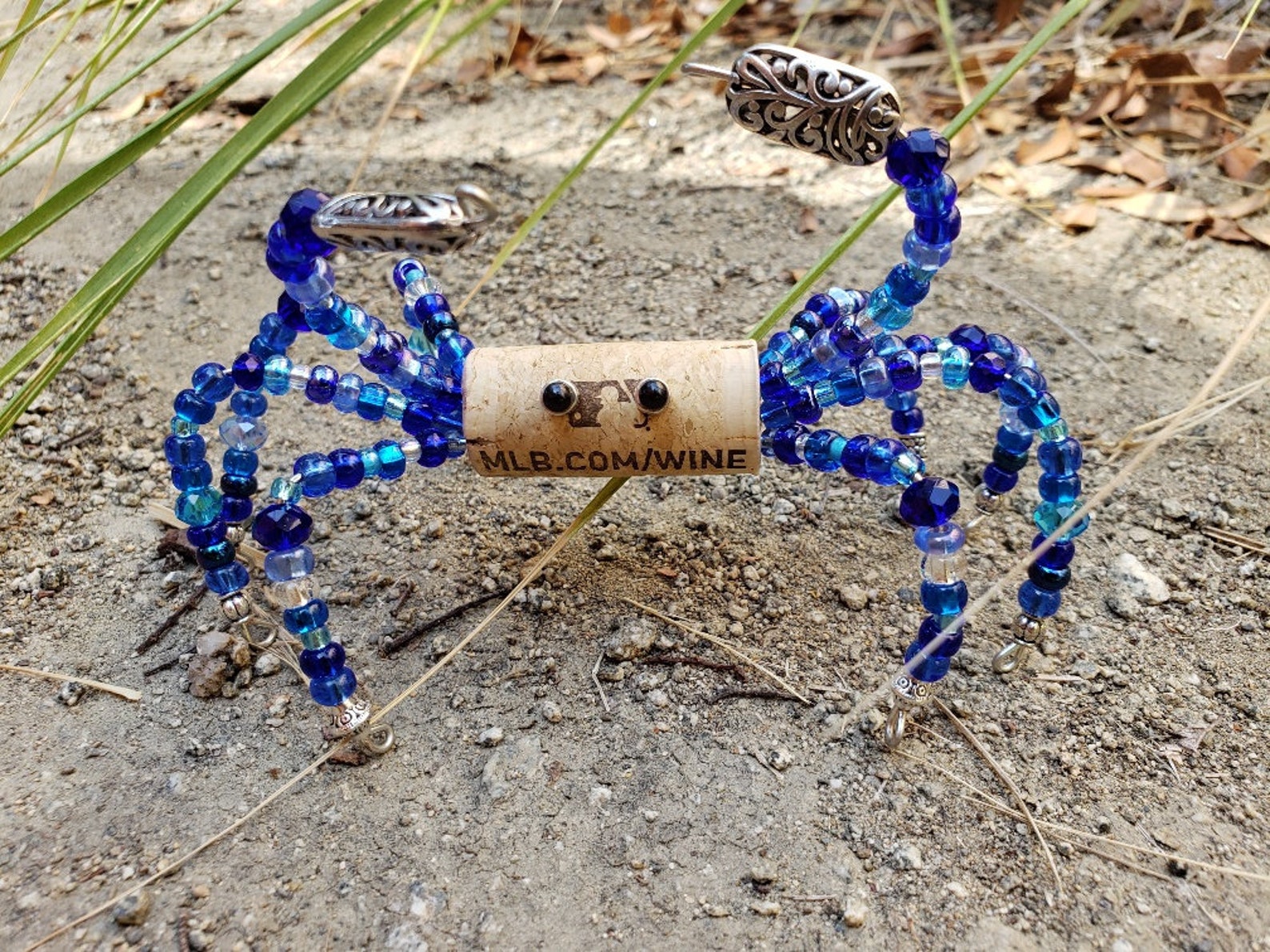 Blue Crab Nautical Decor for Shelf, Coastal Beach Home Desk Accessories ...