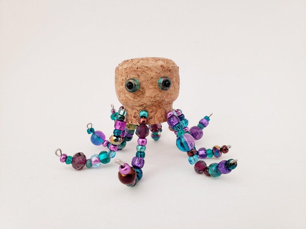 Octopus Christmas Ornament, Nautical Coastal Beach Theme Tree ...