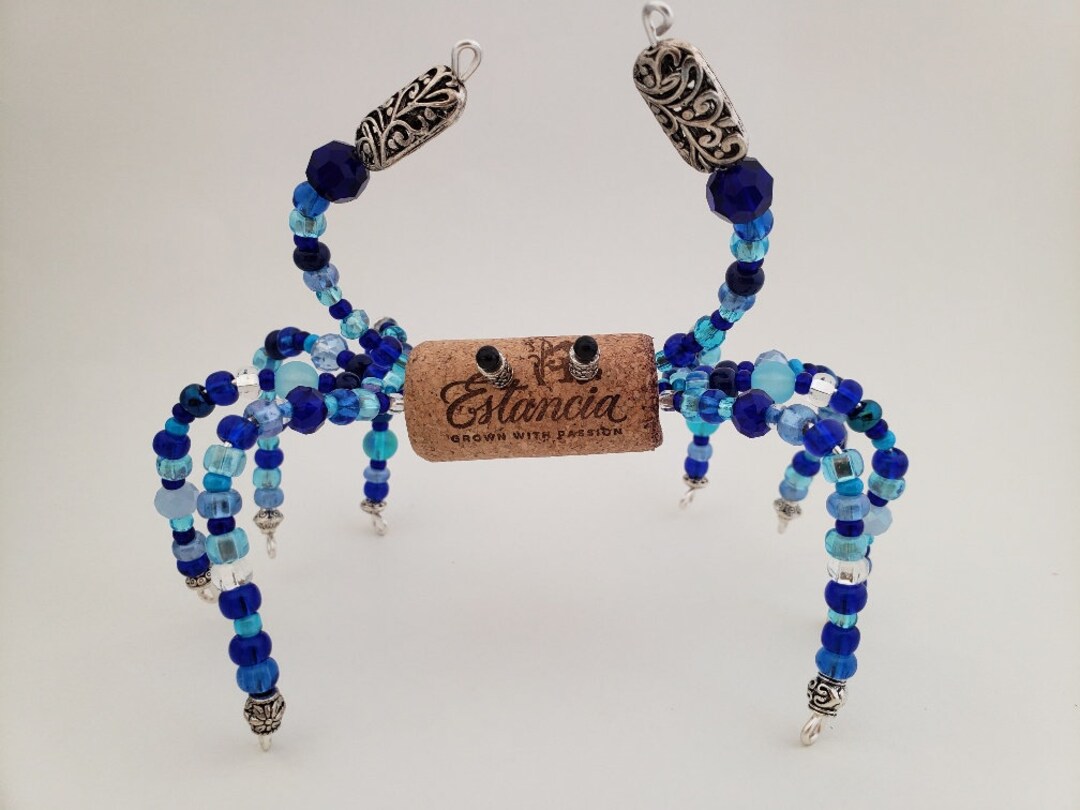 Blue Crab Nautical Decor for Shelf, Coastal Beach Home Desk Accessories ...