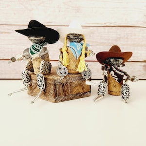 Wine Cork Cowboy Gifts, Western Bar Decor, Desk Accessories for Men ...