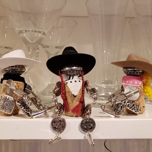 Wine Cork Cowgirl Western Decor for Home Bar Desk Tiered - Etsy