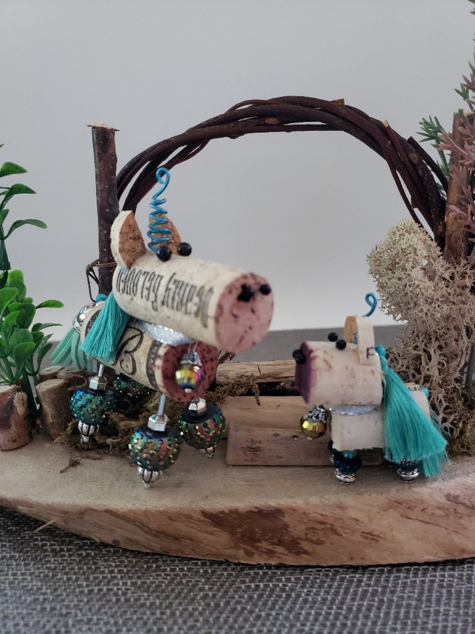 Wine Cork Aqua Unicorn Baby, Enchanted Home Decor, Unicorn Lovers, New ...
