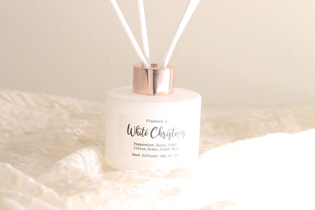 White Christmas Diffuser/white Container Reed Diffuser Oil/perfect ...