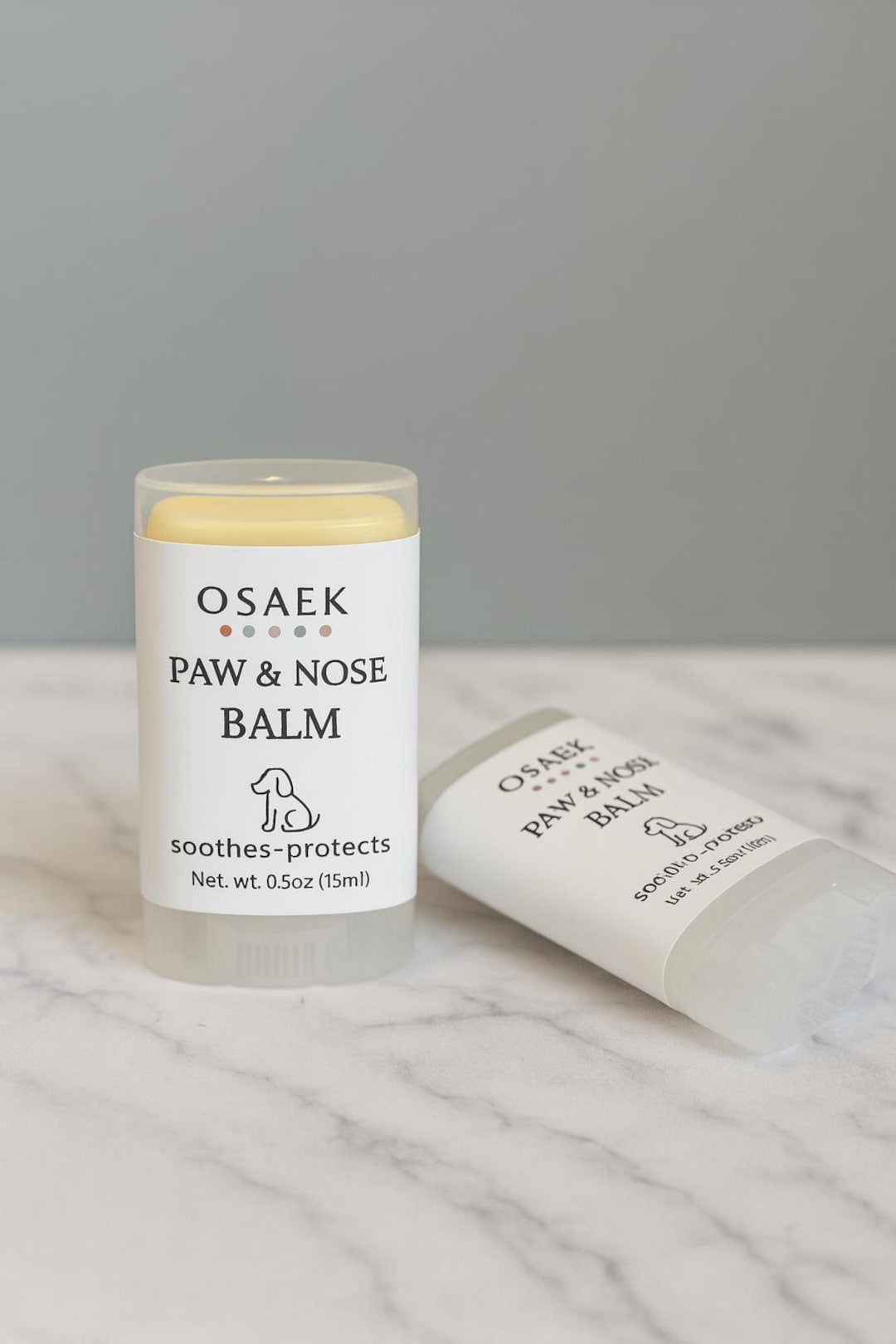 OSAEK Natural Paw & Nose Balm for Dogs – Handmade Pet Balm Stick – Safe ...