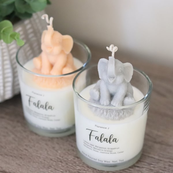 Elephant Candle - Etsy