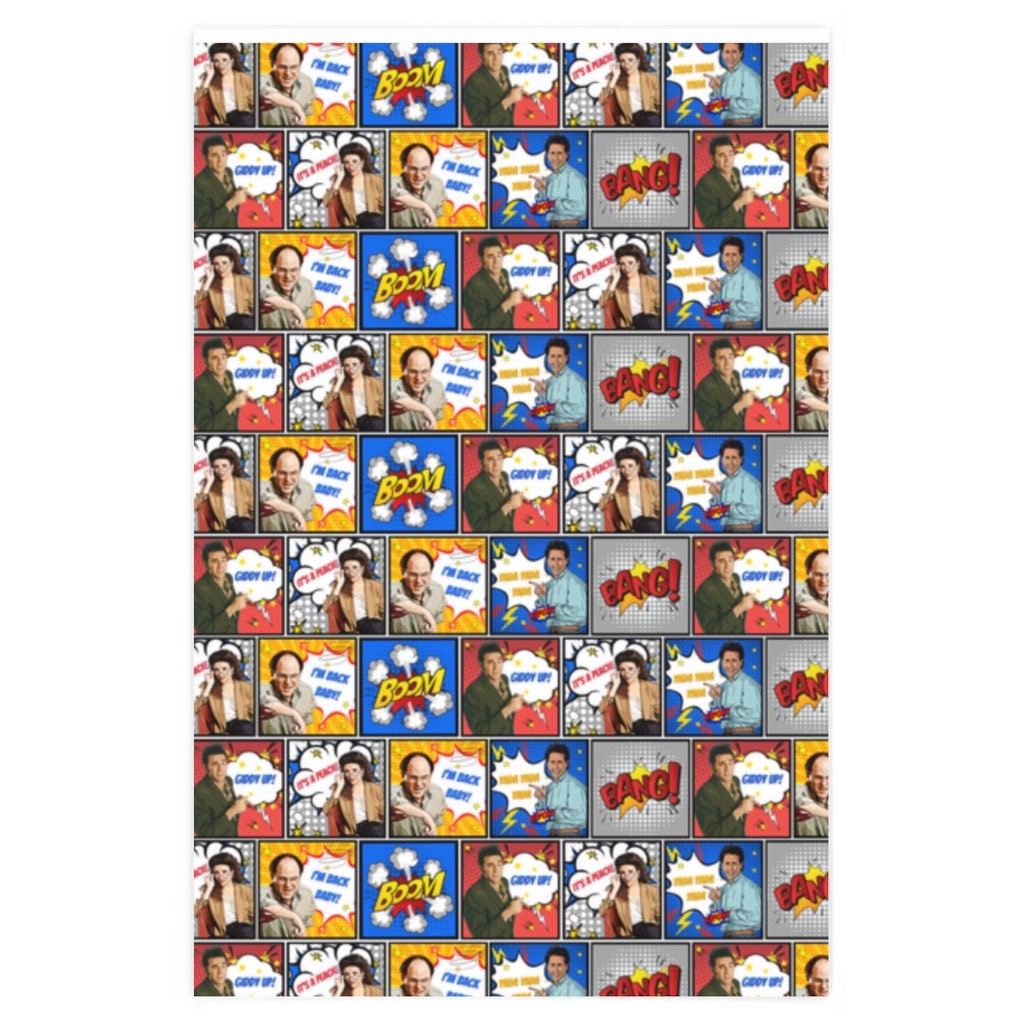 Seinfeld Comic Wrapping Paper - Etsy
