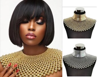 African Collar Necklace - Etsy