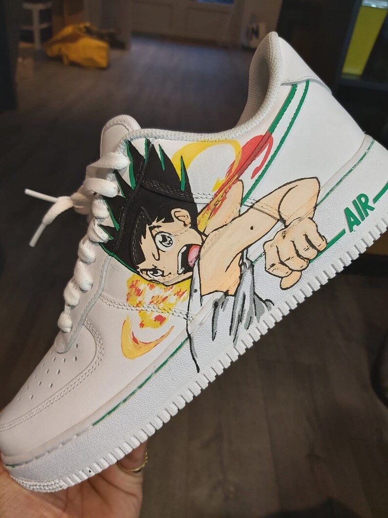 Custom Air Force 1 Anime Hand Painted AF1 Custom Sneakers Nike Custom ...