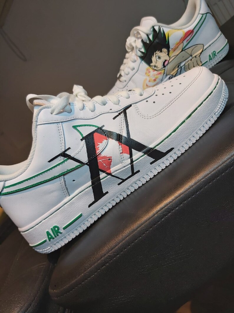Custom Air Force 1 Anime Hand Painted AF1 Custom Sneakers Nike Custom ...