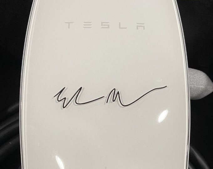 Tesla Elon Musk Signature Vinyl Sticker Decal Autograph 4" or 6" Black ...