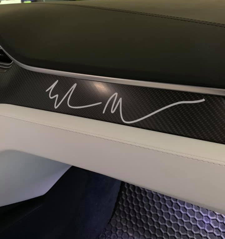 Tesla Elon Musk Signature Vinyl Sticker Decal Autograph | Etsy