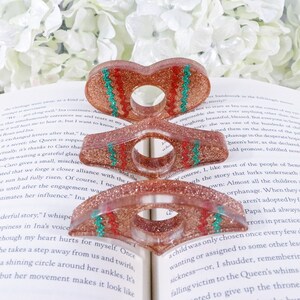 Gingerbread Inspired Resin Page Holder | Thumb Book Spreader ...