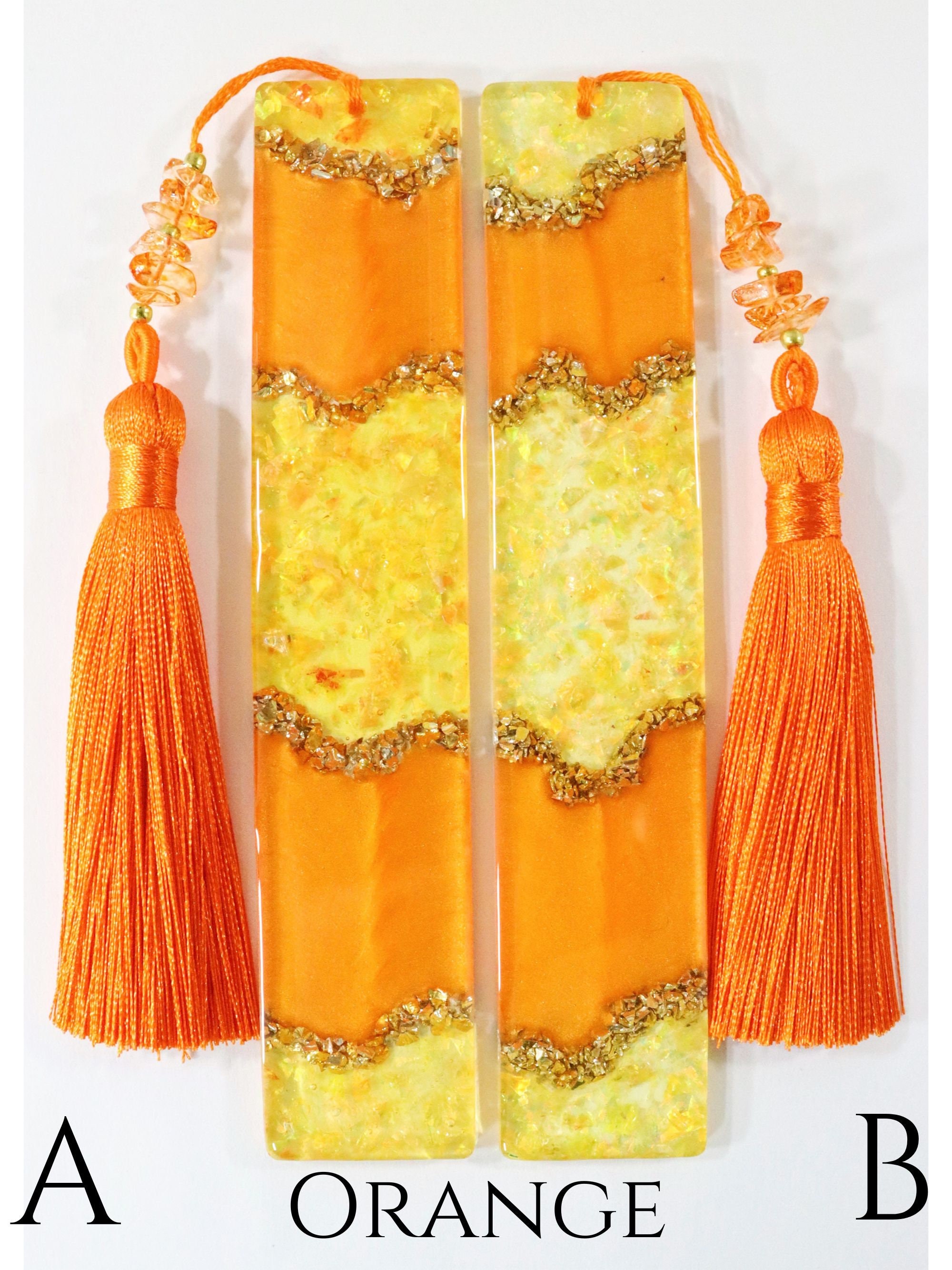 Opal Geode Bookmark With Beaded Tassel - Etsy
