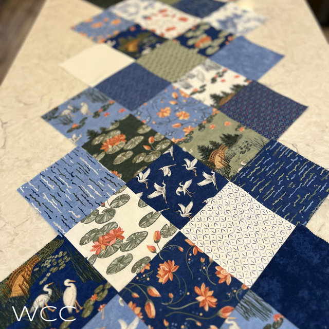 Spring/summer Table Runner | Zigzag Table Runner | Watermarks Table ...